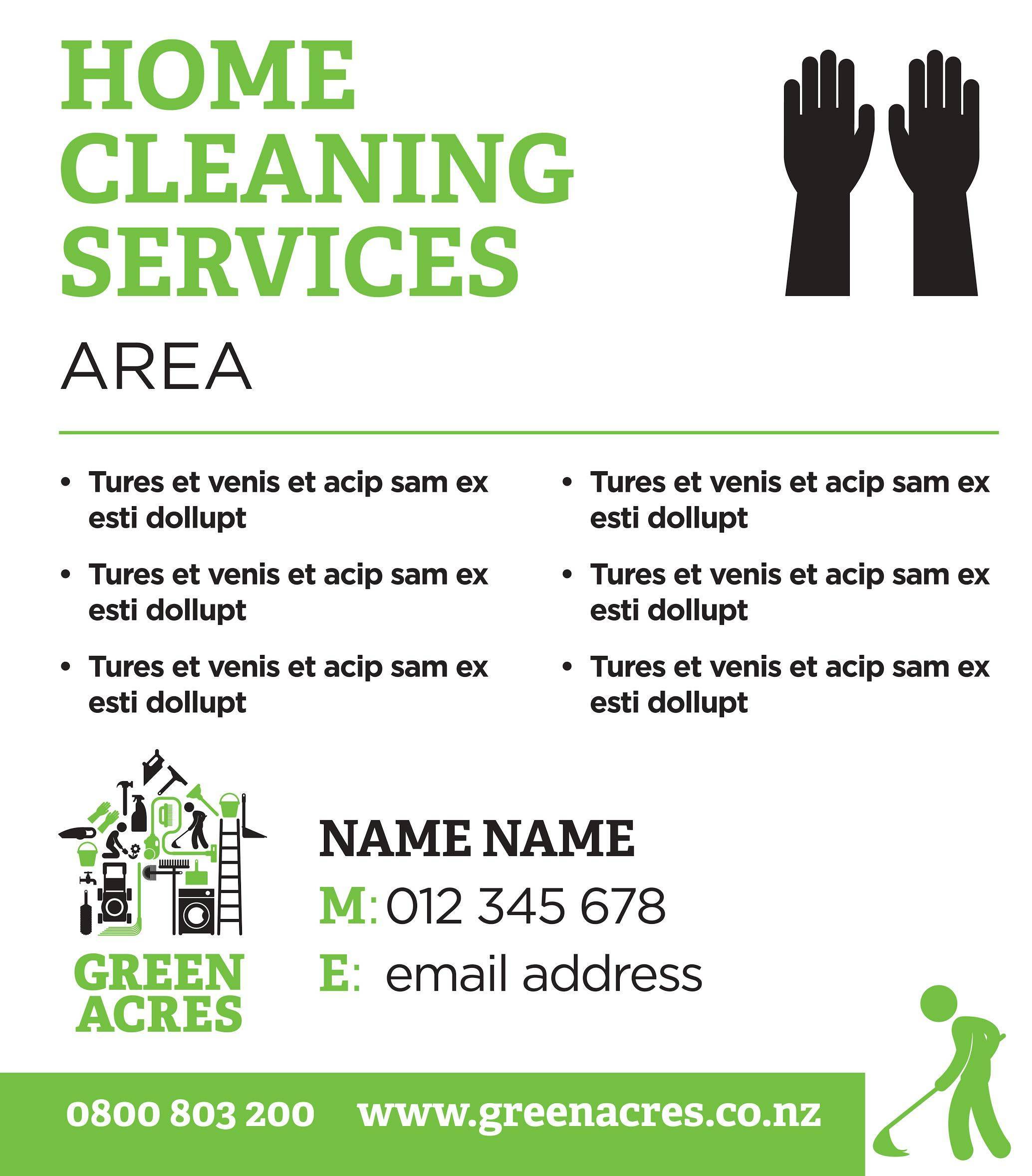 Indigo Print - Marketing Materials :: Home Cleaning Services Sidewalk ...